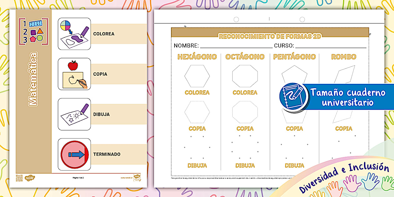 Guía |Trabajo | Reconocimiento | formas 2D | NEE