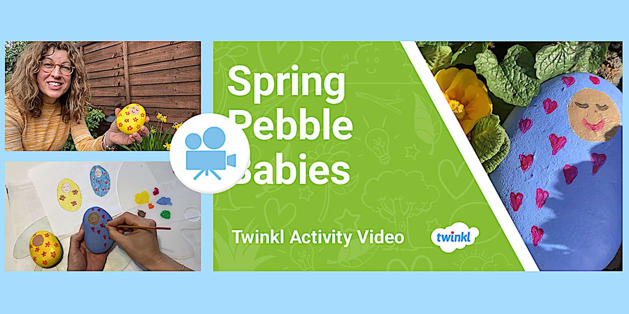 How to Make Spring Pebble Babies | Craft Activity Video