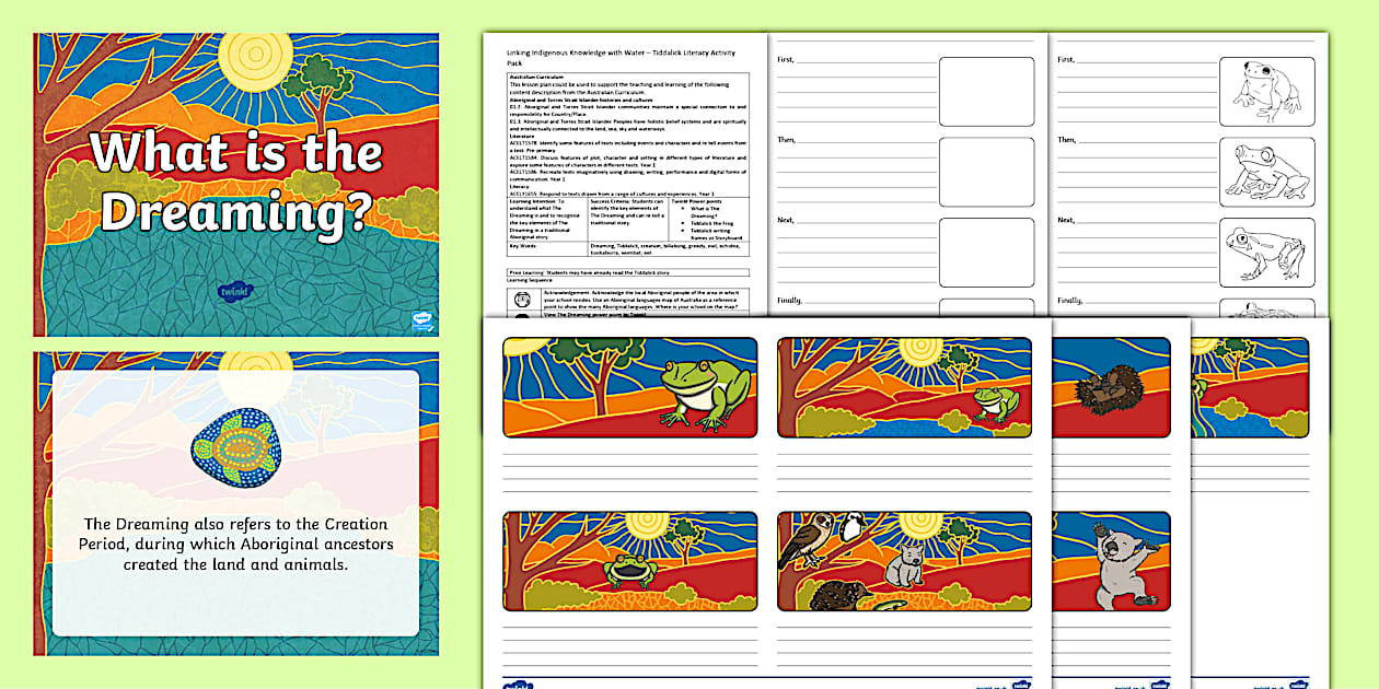 Tiddalick the Frog Literacy Activity Pack Ι Cross-Curriculum