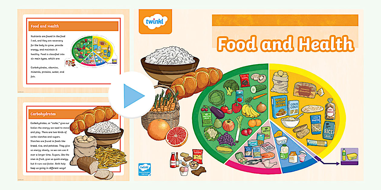 Powerpoint : Food and Health (teacher made) - Twinkl