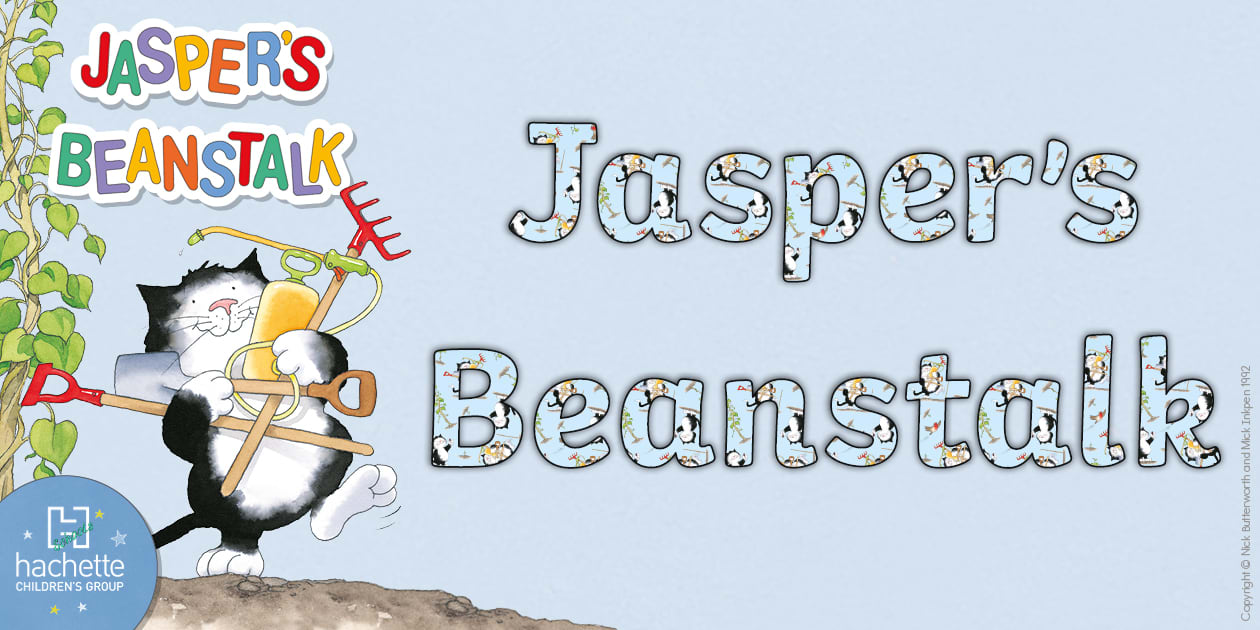 FREE! - Jasper's Beanstalk: Display Lettering (teacher made)