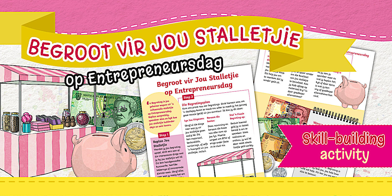 Begroot vir Jou Stalletjie op Entrepreneursdag Graad 7 EBW