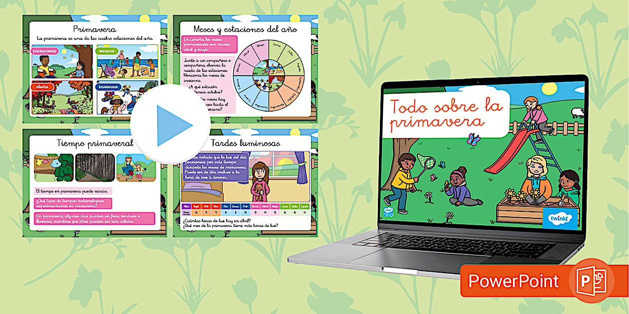 Presentación: Todo sobre la primavera (teacher made)