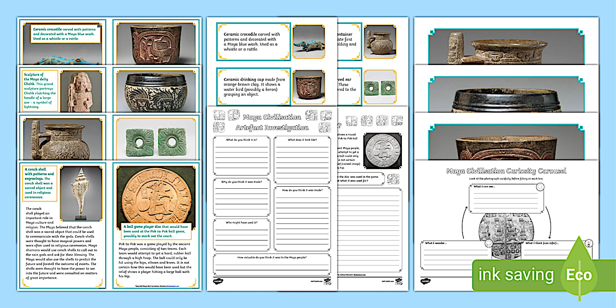 Maya - Discovering the Past Through Photos and Artefacts Activities