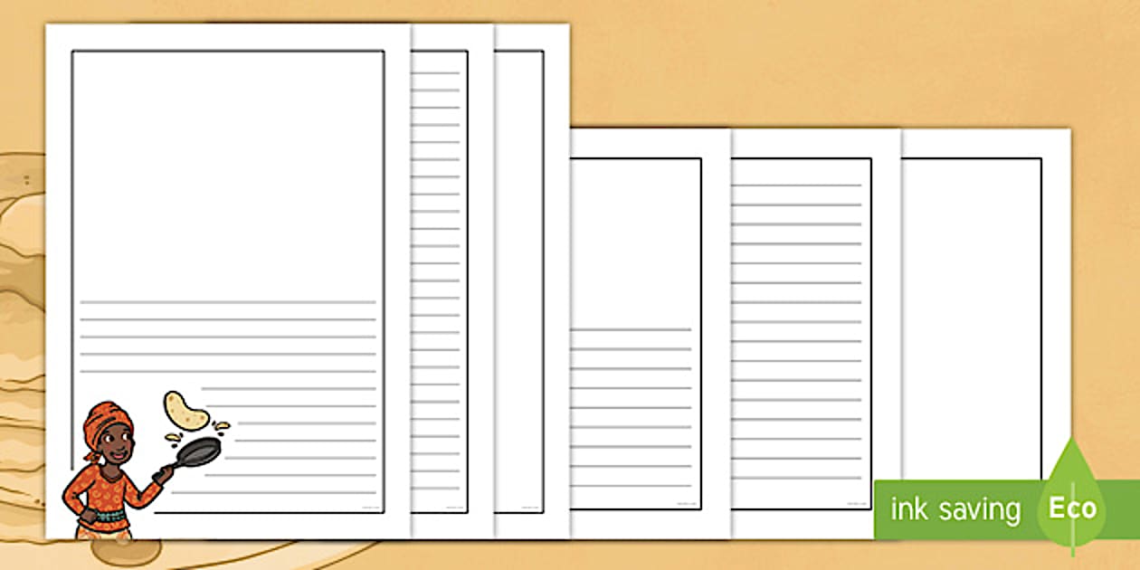 KS1 Page Borders to Support Teaching on Mama Panya's Pancakes
