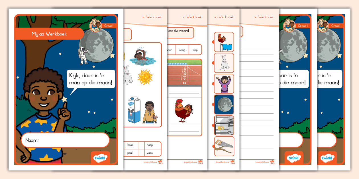 Graad 1 Klanke Werkboek aa (teacher made) - Twinkl