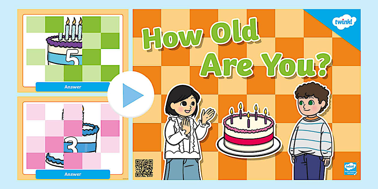 你幾歲呢？1到10遊戲｜How Old Are You? 1-10 Reveal the Picture PowerPoint ｜小三適用