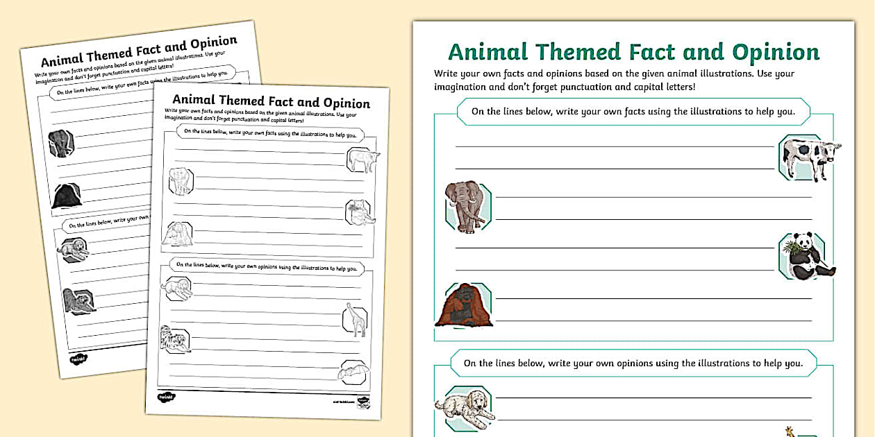 KS2 Animals Opinion Writing Activity - English - Twinkl