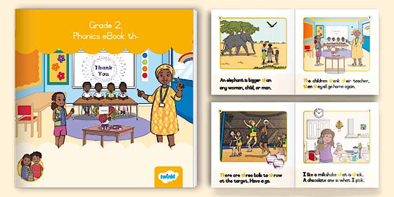 Grade 2 Phonics eBook: th-