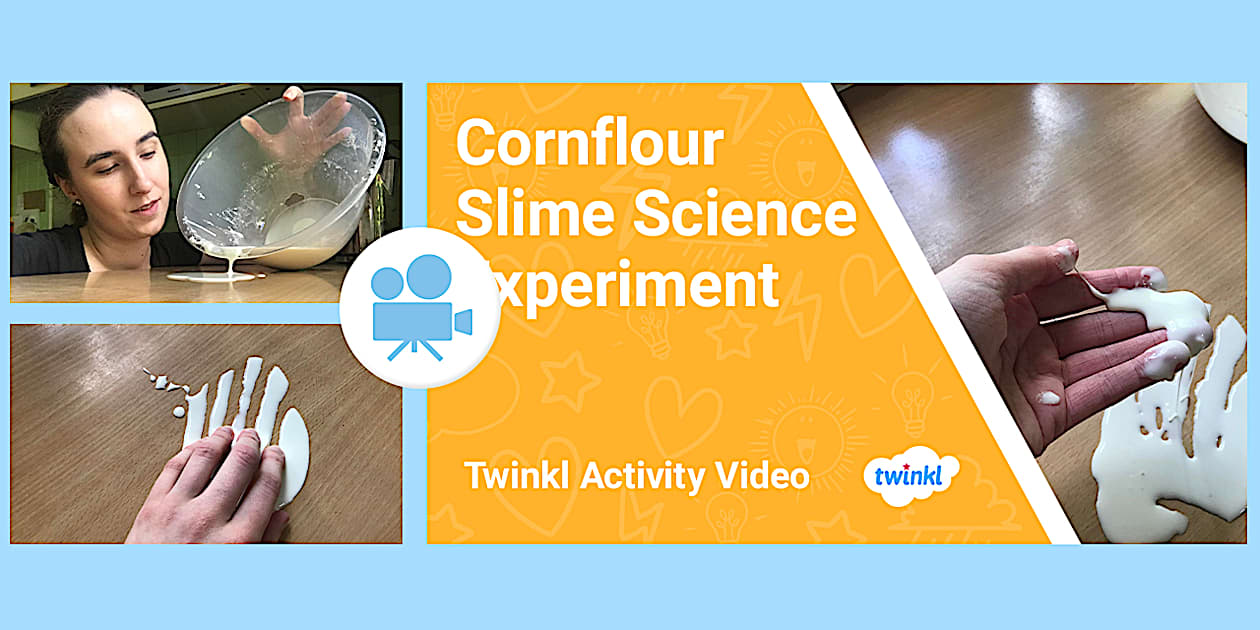 KS2 (Ages 7-11) Activity Video: Cornflour Slime Experiment