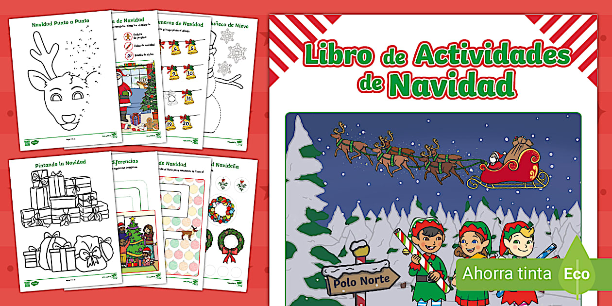 55 Actividades para Navidad en un solo PDF (teacher made)