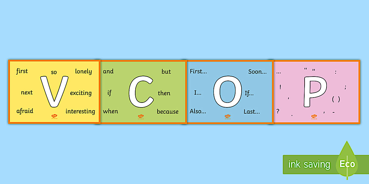 VCOP Display Posters - VCOP Display Banner (professor feito)