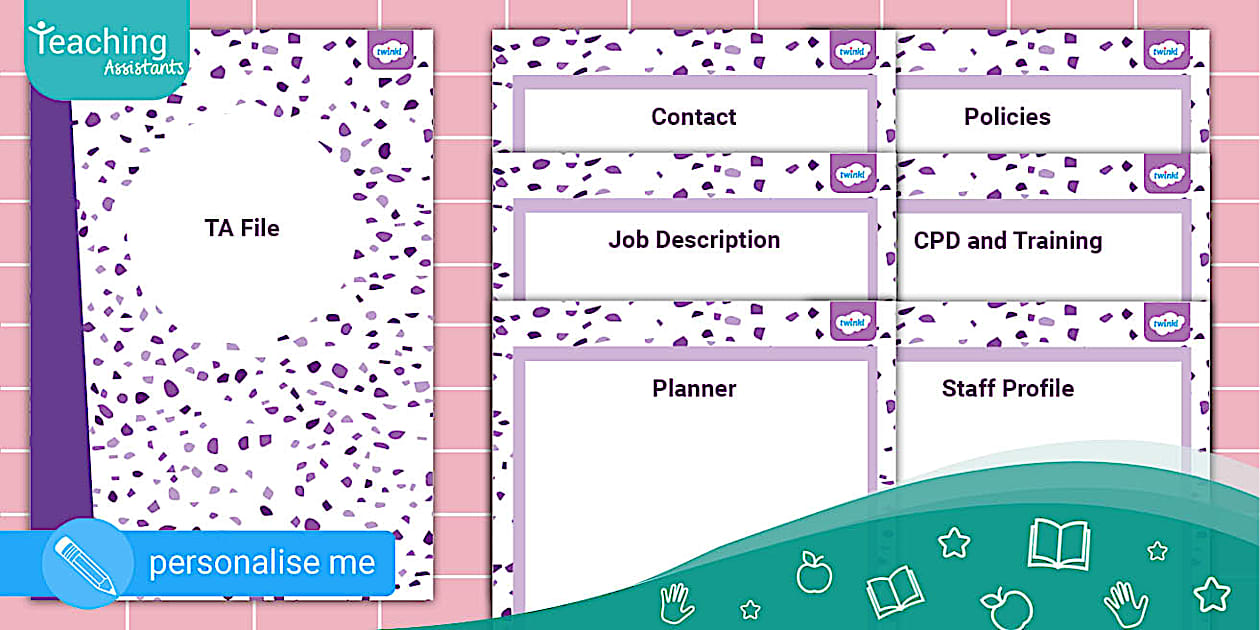 TA File | Purple (Teacher-Made) - Twinkl