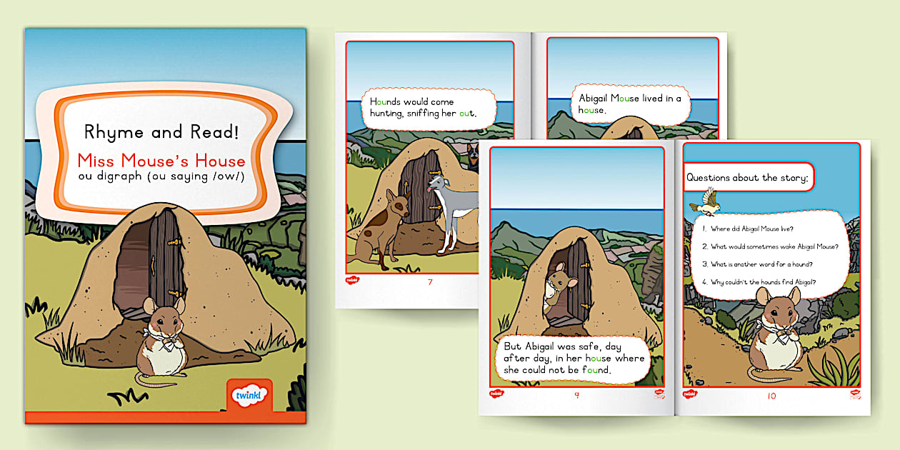FP Phonics - Rhyme and Read eBook - Miss Mouse's House