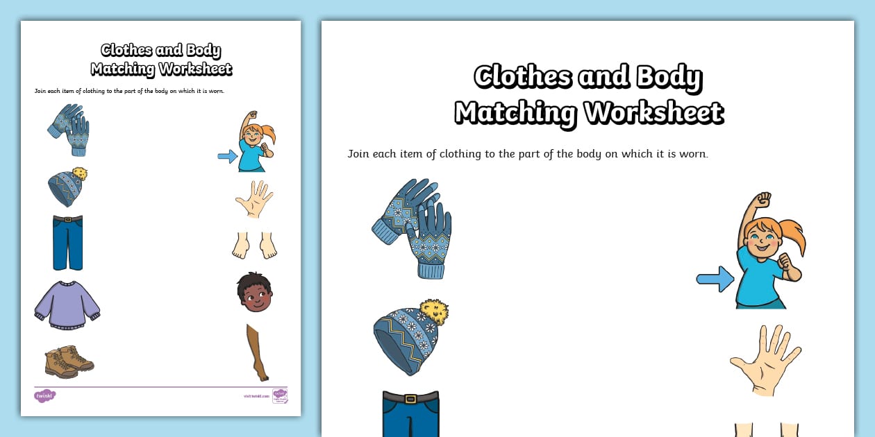 Clothes and Body Matching Sheet