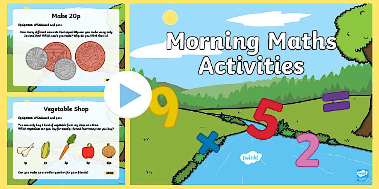 KS1 Mathematics Of The Day Starter Activities Presentation