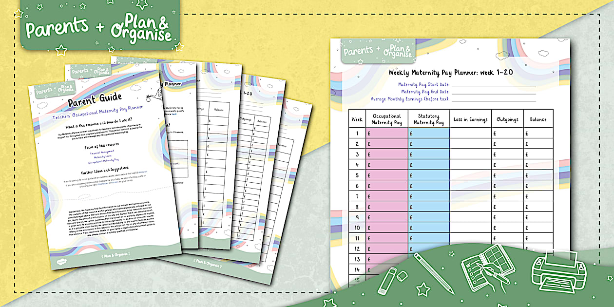 Teacher's Occupational Maternity Pay Plan | Teachers' Maternity Leave ...
