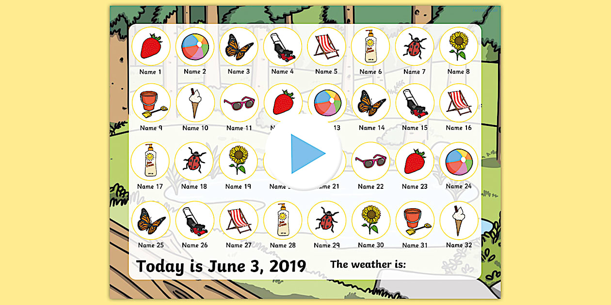 Summer Self Attendance PowerPoint | Resource | Twinkl USA