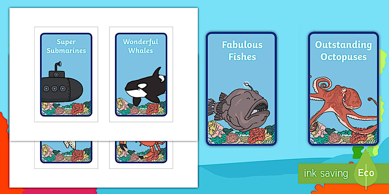 SA Under the Sea Themed Table Groups IKEA Tolsby/Fiestad Frame