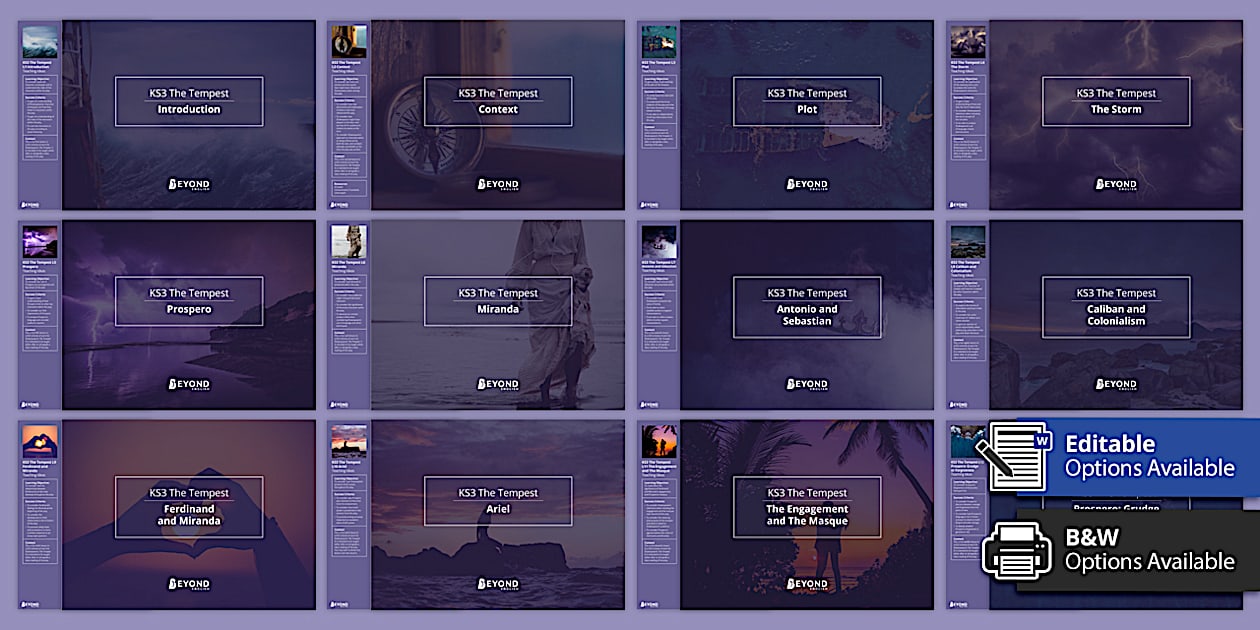 KS3 The Tempest Whole Unit Pack (teacher made) - Twinkl