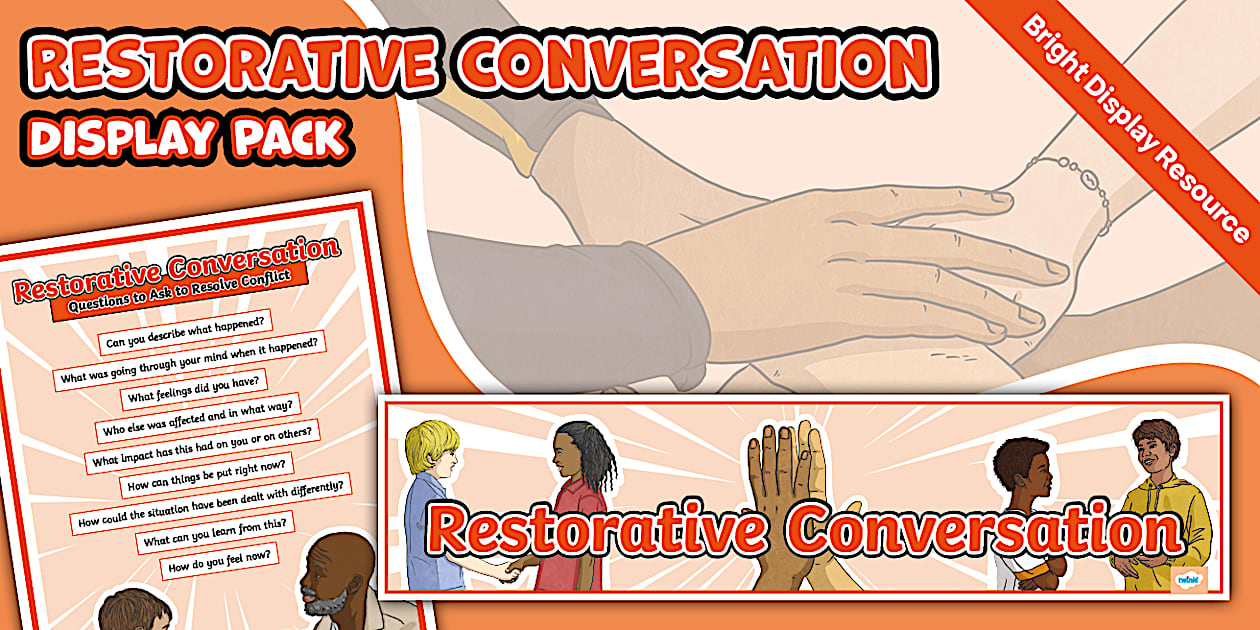Restorative Conversation Display Pack