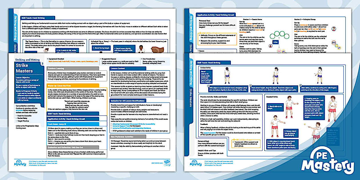 PE Mastery: Grade 1 Striking and Hitting L3 - Strike Masters