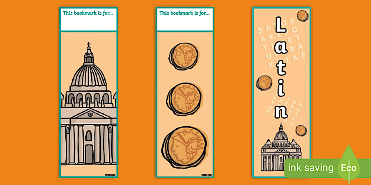 Latin Bookmarks | Theme Resources | Twinkl (teacher made)