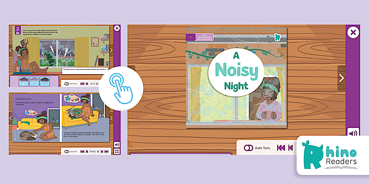 Level 1 Unit 1: A Noisy Night (teacher made) - Twinkl