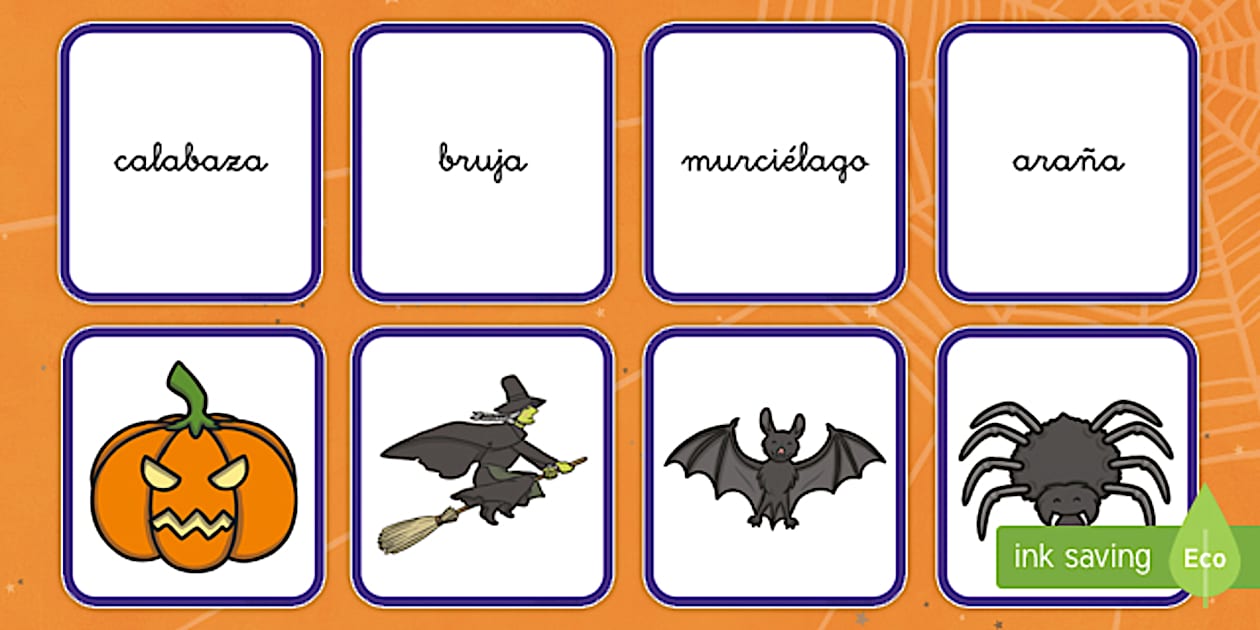 Halloween Matching Cards (teacher made) - Twinkl