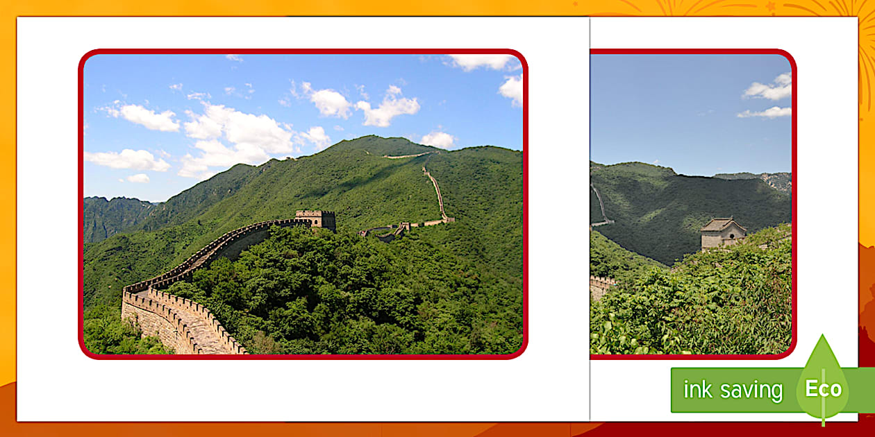 The Great Wall of China Display Photos (teacher made)