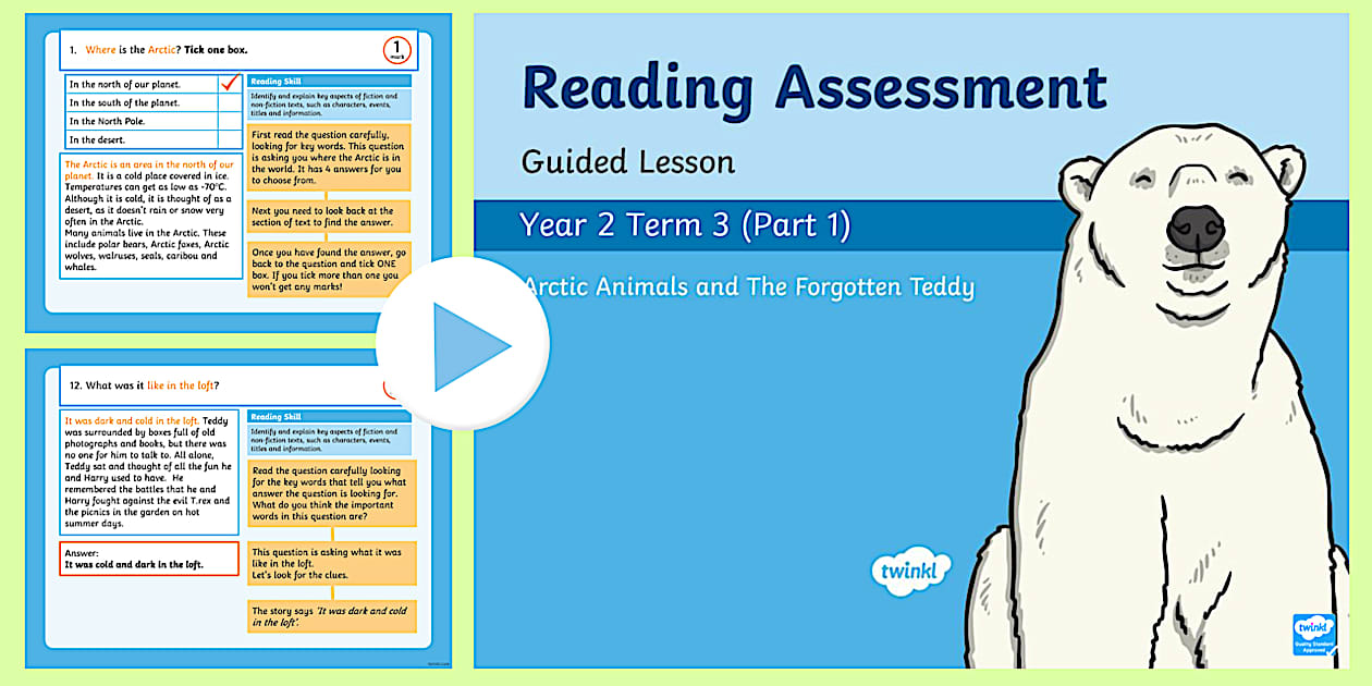 Year 2 Term 3 Paper 1 Reading Assessment Guided Lesson PowerPoint