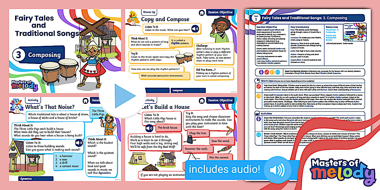 👉 Fairy Tales and Traditional Songs - Session 3: Composing