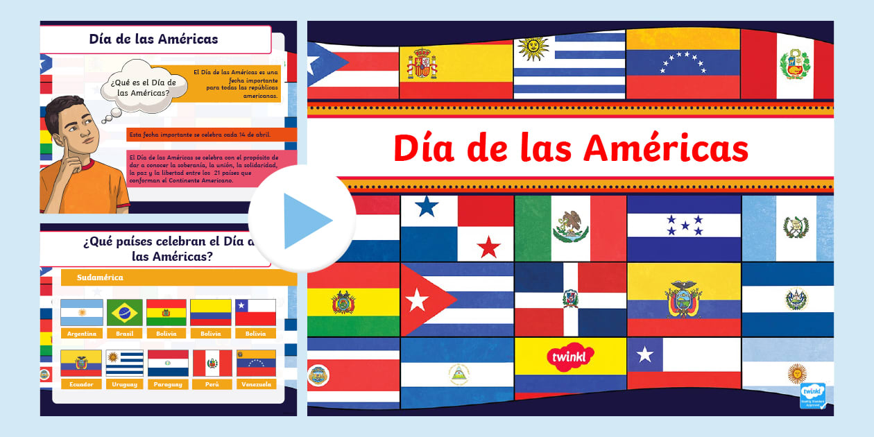 PowerPoint: Día de las Américas - Twinkl