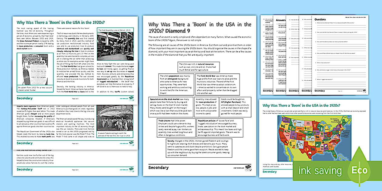 The Roaring 20s | Twinkl Resources