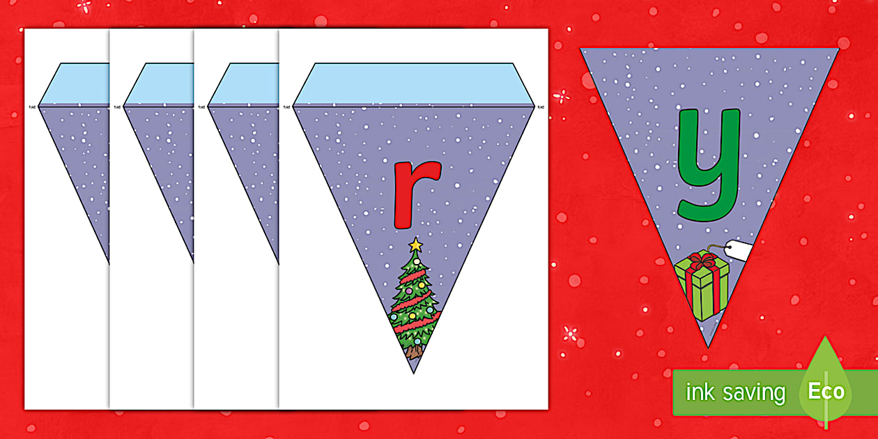 Bunting | Christmas Decorations and Crafts (teacher made)