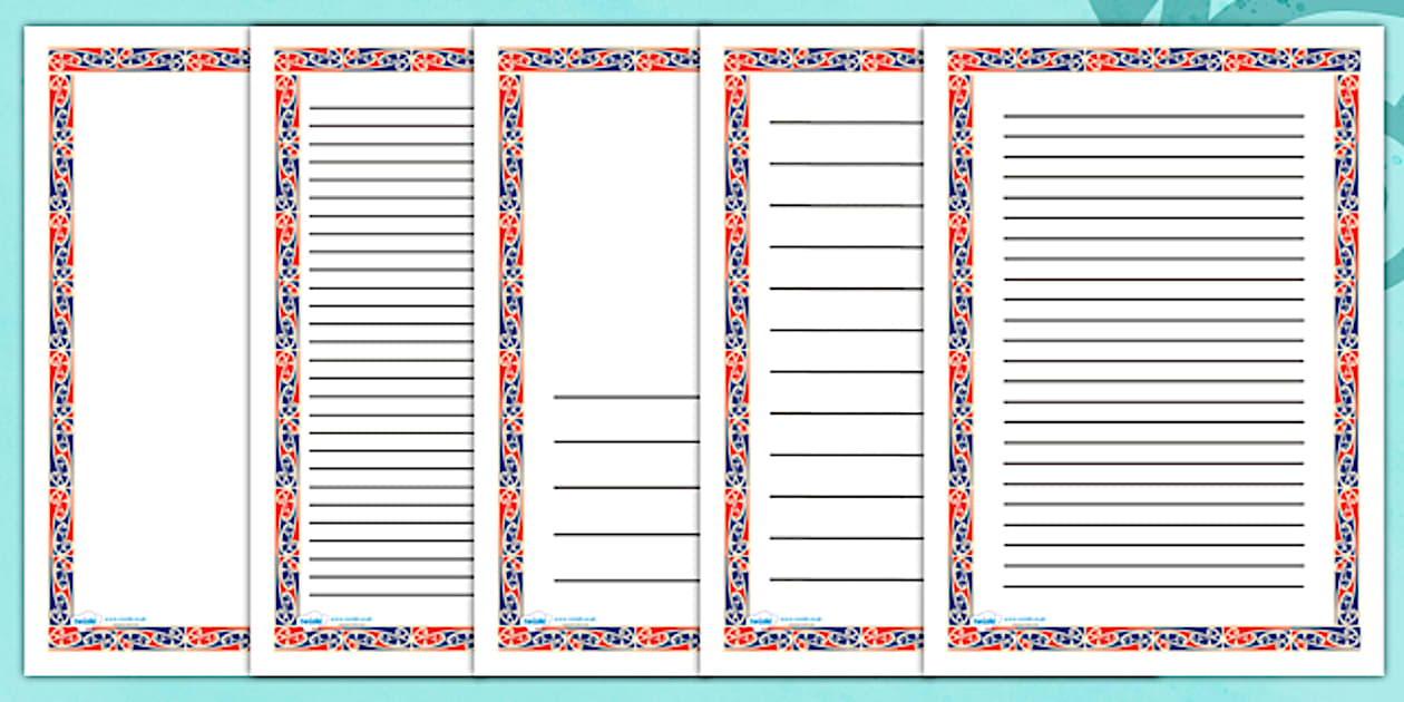 Māori Page Border | Twinkl Teaching Resources
