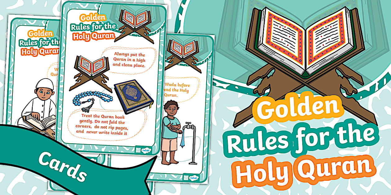 Cards: Golden Rules for the Holy Quran
