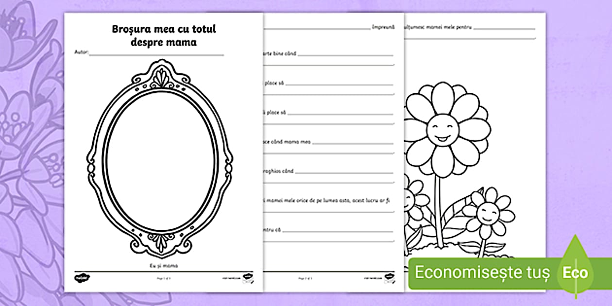 Totul despre mama - Broșură (Teacher-Made) - Twinkl