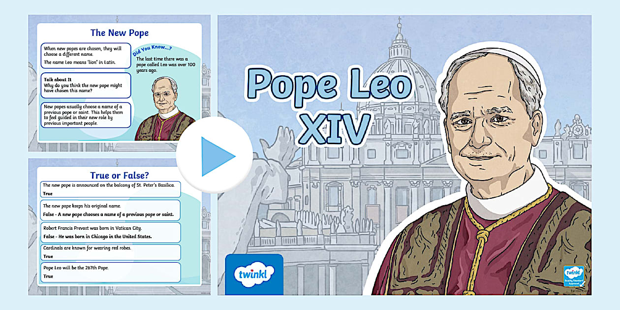 KS1 Pope Leo XIV PowerPoint (teacher made) - Twinkl
