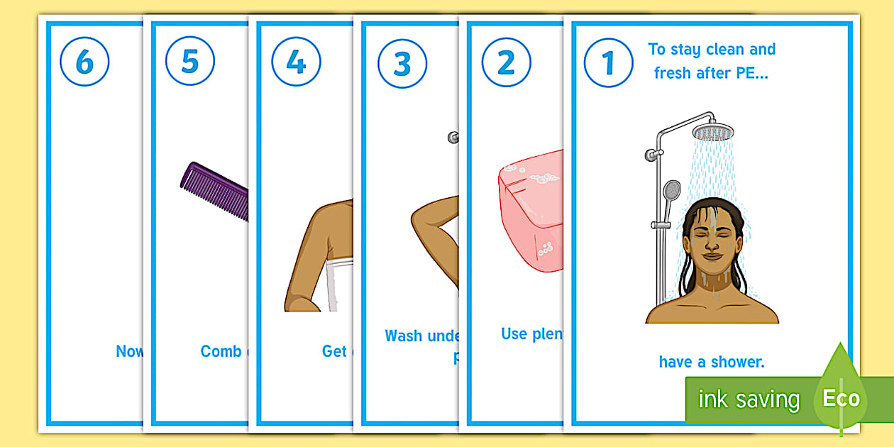 Importance of Personal Hygiene Posters - Printable Prompts | SEN