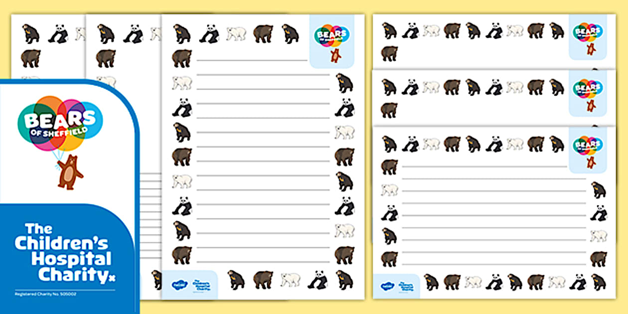FREE! - Bears of Sheffield Bear Page Borders (Teacher-Made)