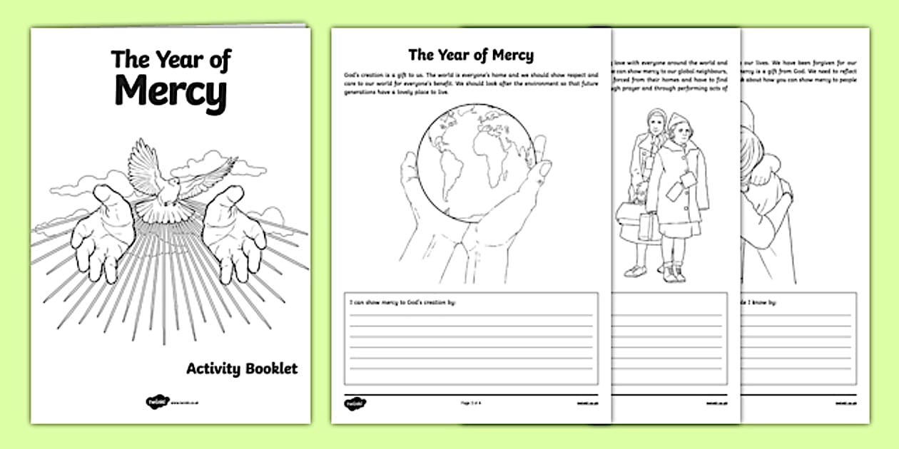 Year of Mercy Activity Booklet (Teacher-Made) - Twinkl