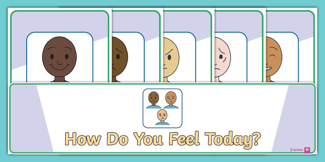 Twinkl Symbols: How Do You Feel Today? Display Pack - Twinkl