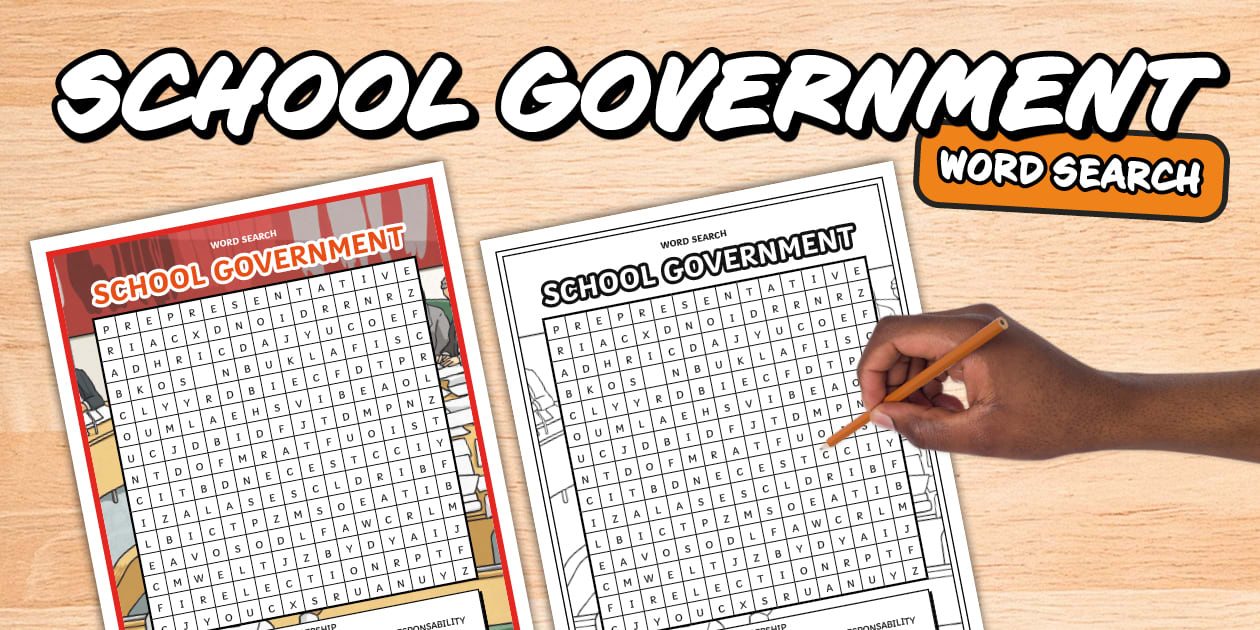 School Government Word Search