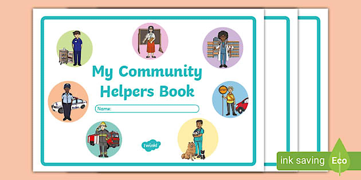 Editable My Community Helper Activity Booklet - Twinkl