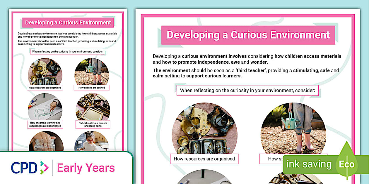 Curious Environments in the Early Years | CPD | Twinkl