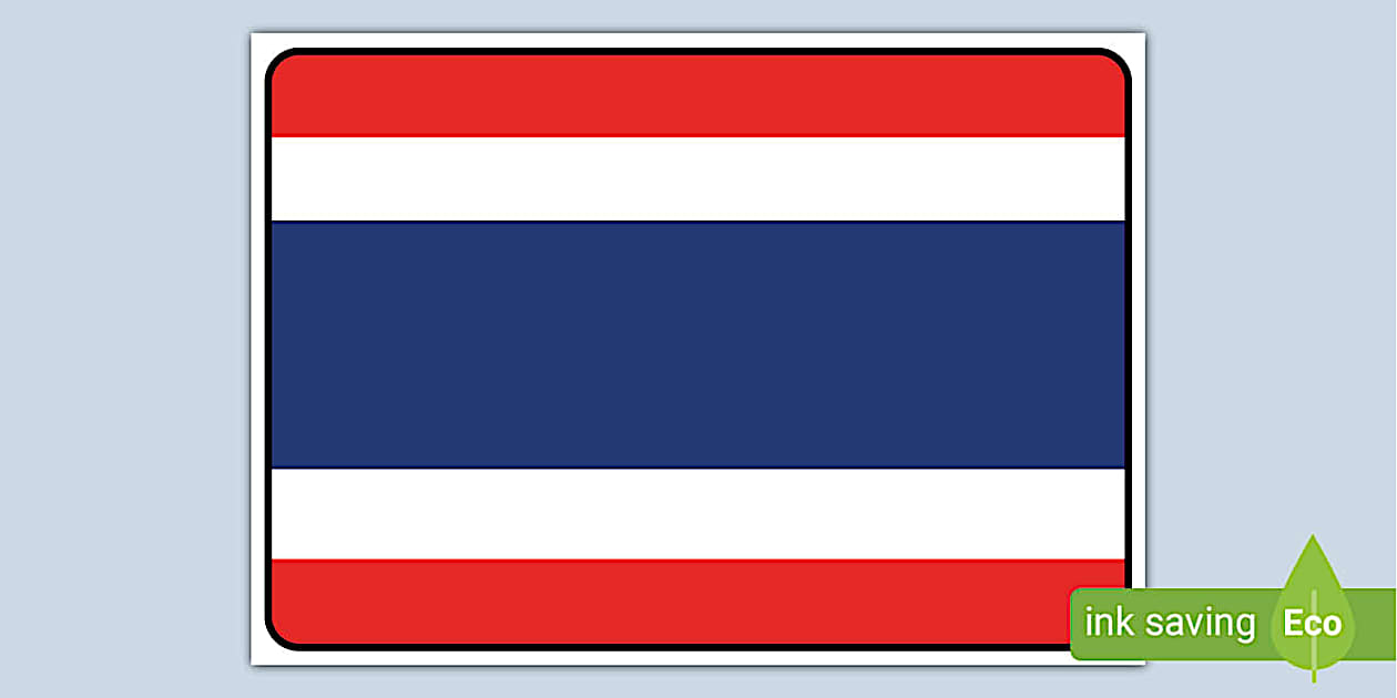 Flag of Thailand: Geography Classroom Display Poster