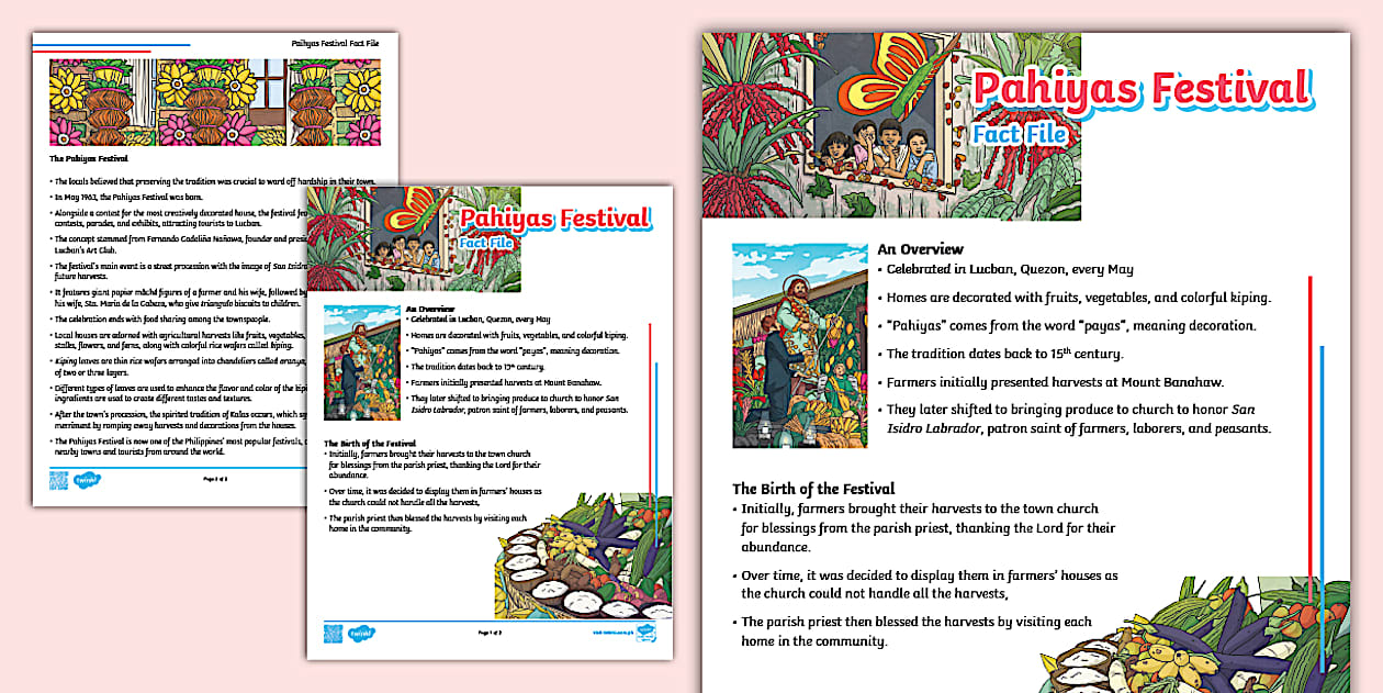 Pahiyas Festival Fact File | Grades 2 - 6 | Twinkl - Twinkl