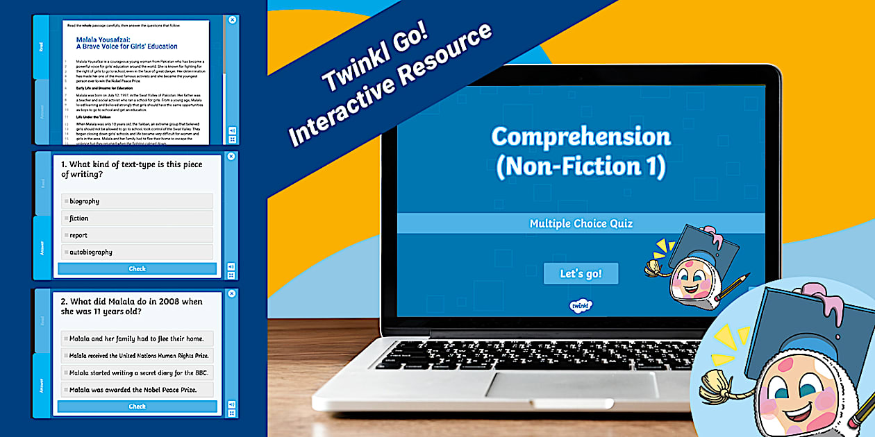 Transfer Mini-Test: Non-Fiction 1 Comprehension Interactive
