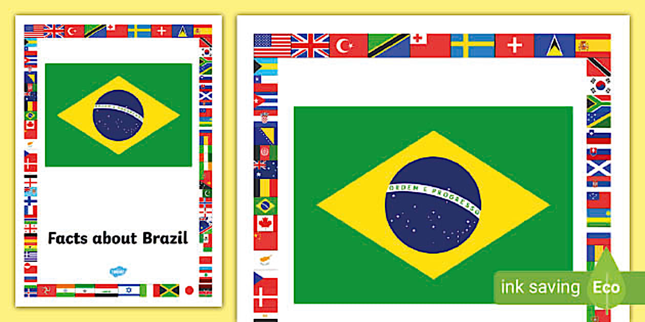 Brazil book cover (teacher made) - Twinkl